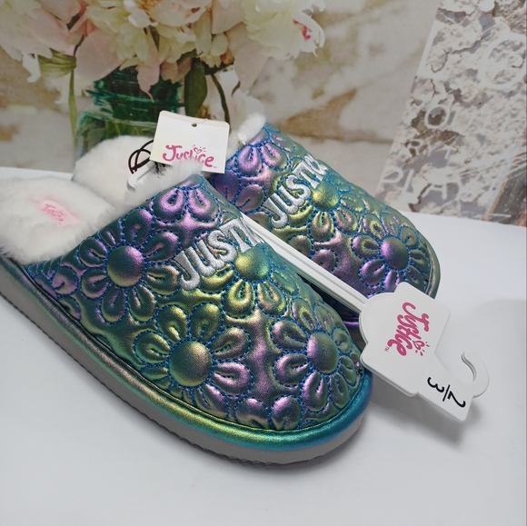 Justice | Shoes | Justice Girls Slip Ons Slippers Sandals 23 ...